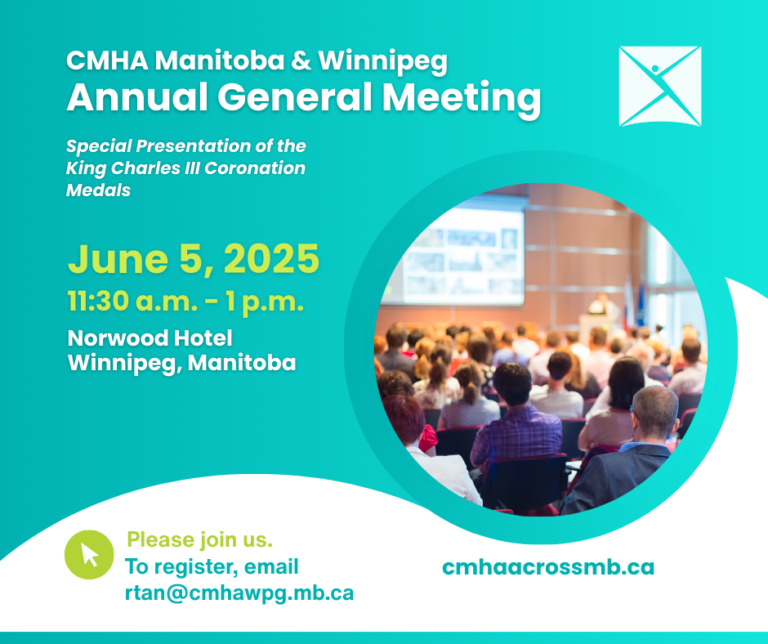 Attend the CMHA AGM - CMHA Manitoba and Winnipeg